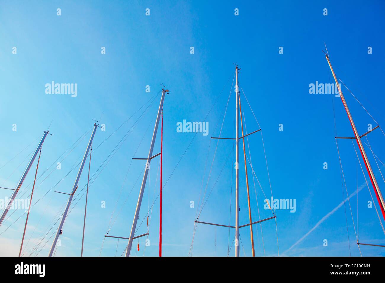 Nautical signal yacht masts hi-res stock photography and images - Alamy
