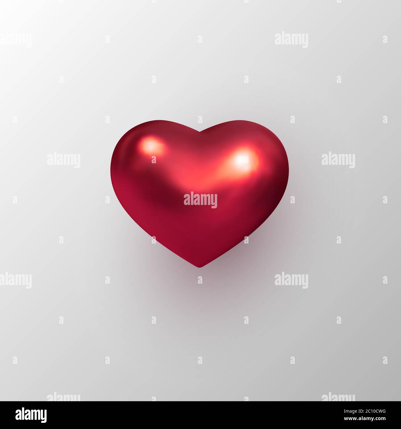 Heart red rose Stock Vector Images - Alamy