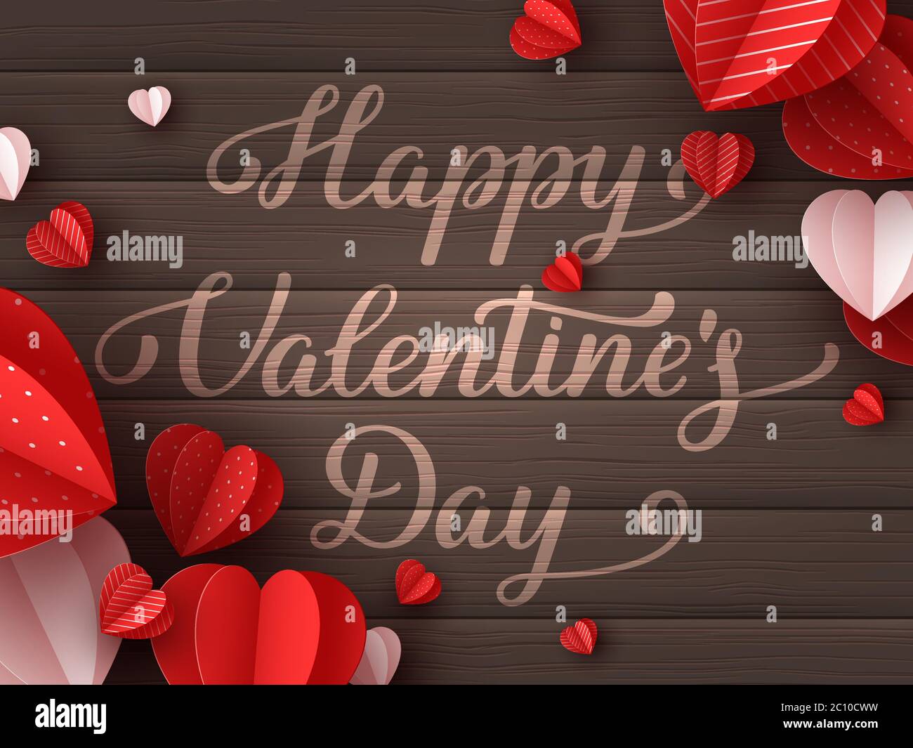 Letter greeting card wooden Stock Vector Images - Alamy