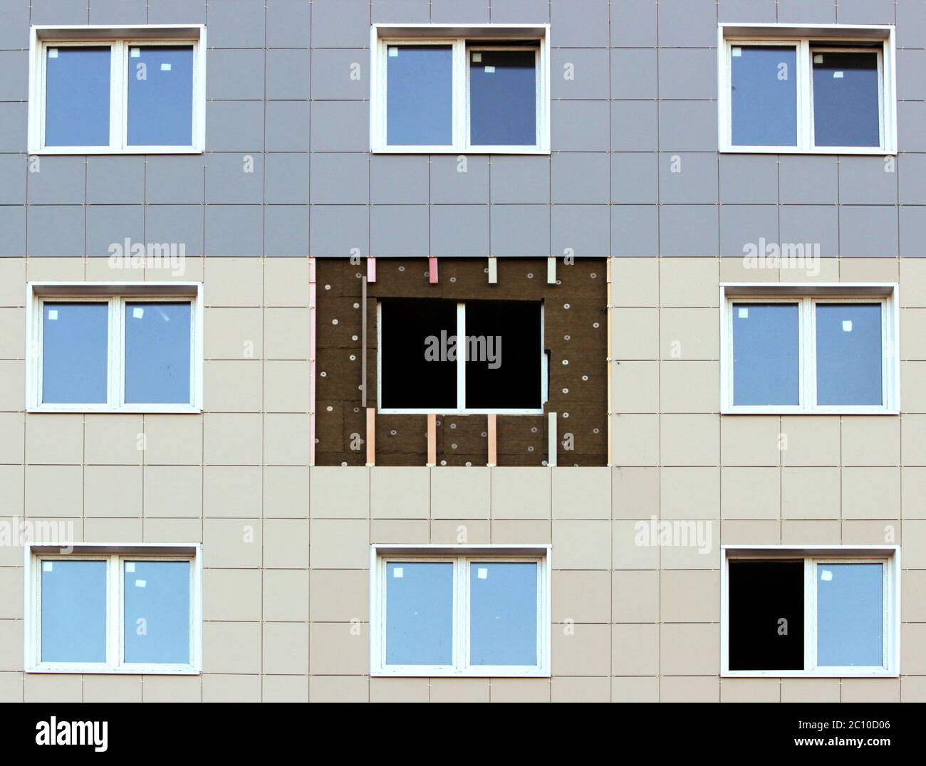 window in a newly built house Stock Photo - Alamy