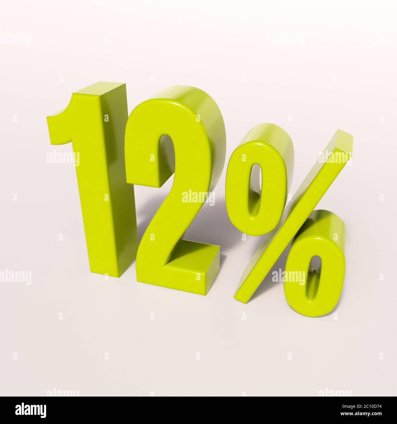12 and percentage sign hi-res stock photography and images - Alamy