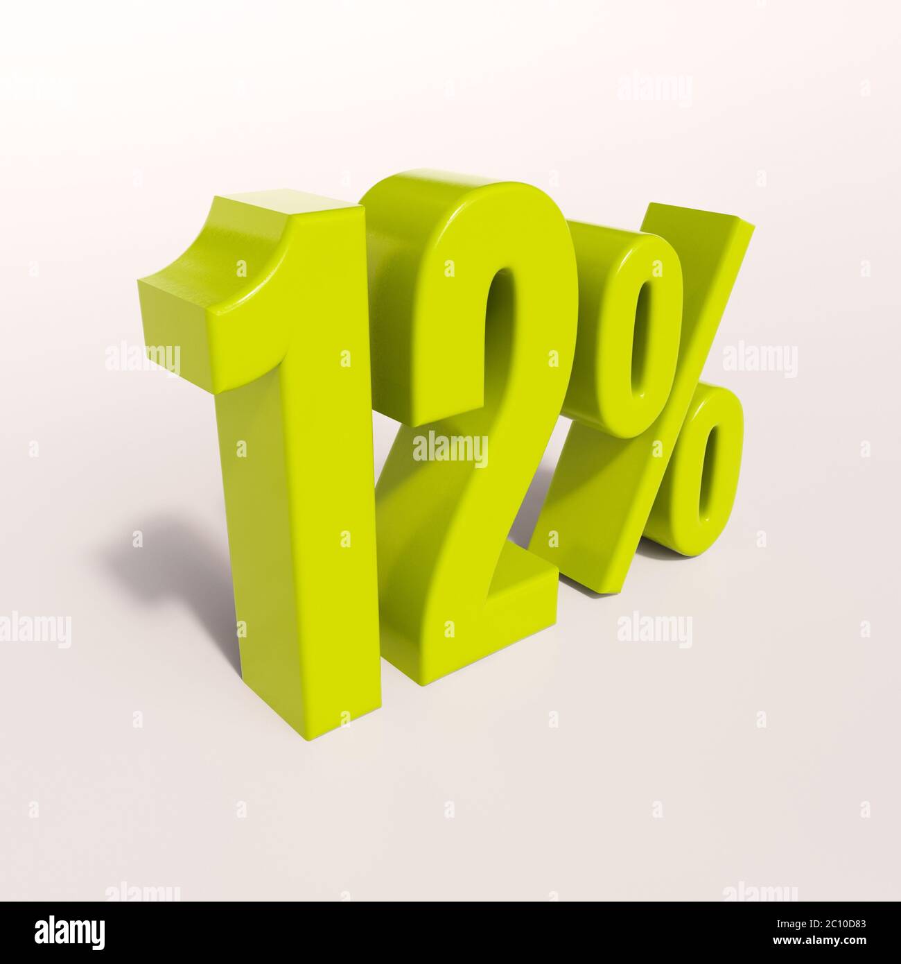 12 percent on white background hi-res stock photography and images - Alamy