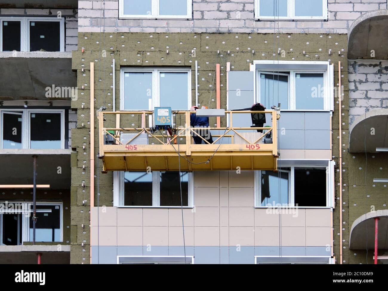 windows in a newly built house Stock Photo - Alamy
