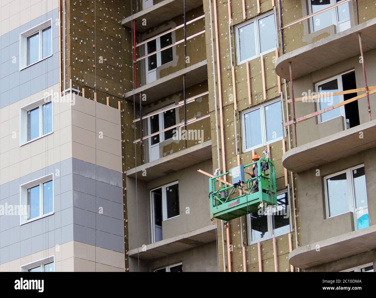 windows in a newly built house Stock Photo - Alamy