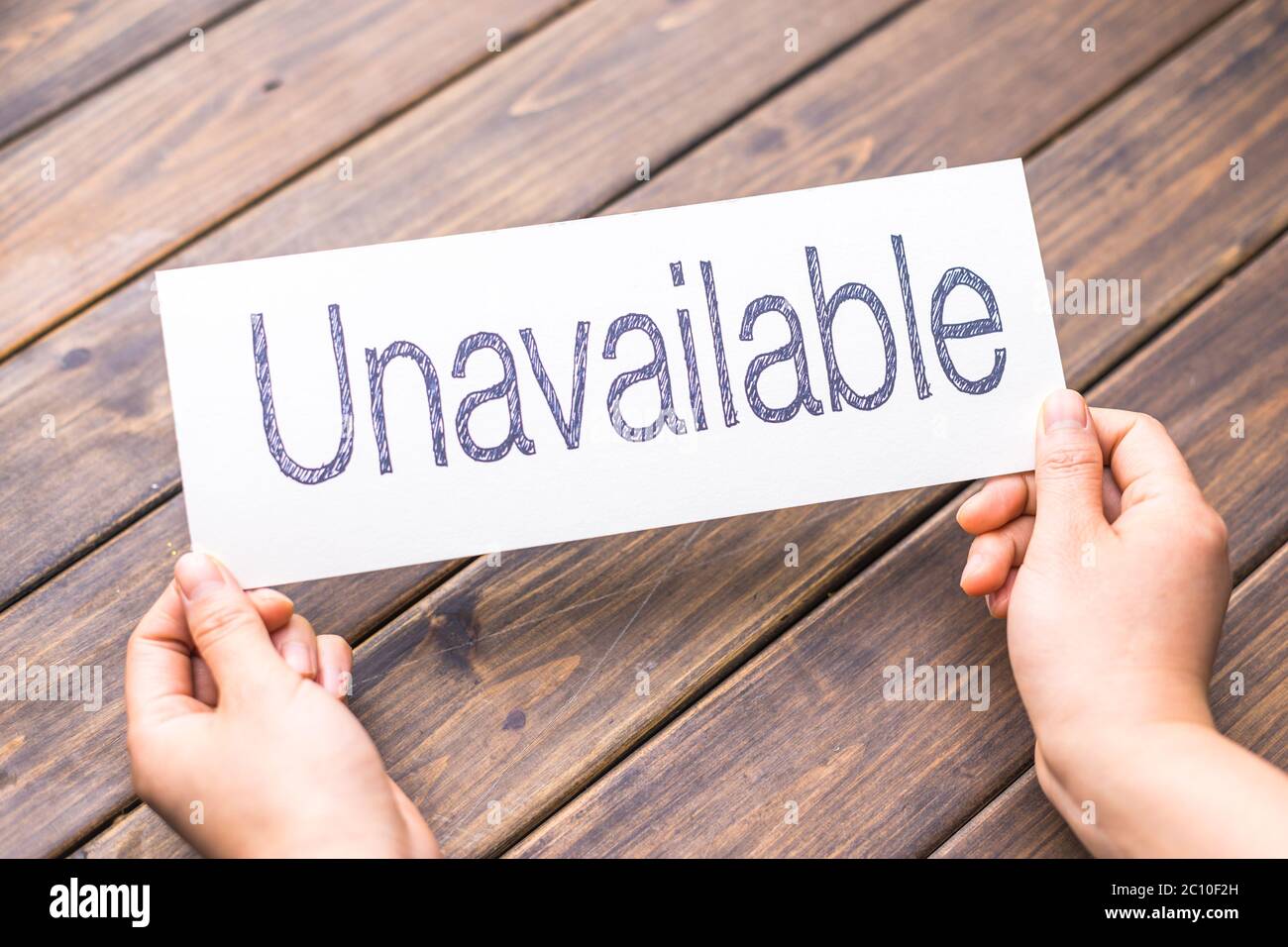 unavailable to available on white paper Stock Photo - Alamy
