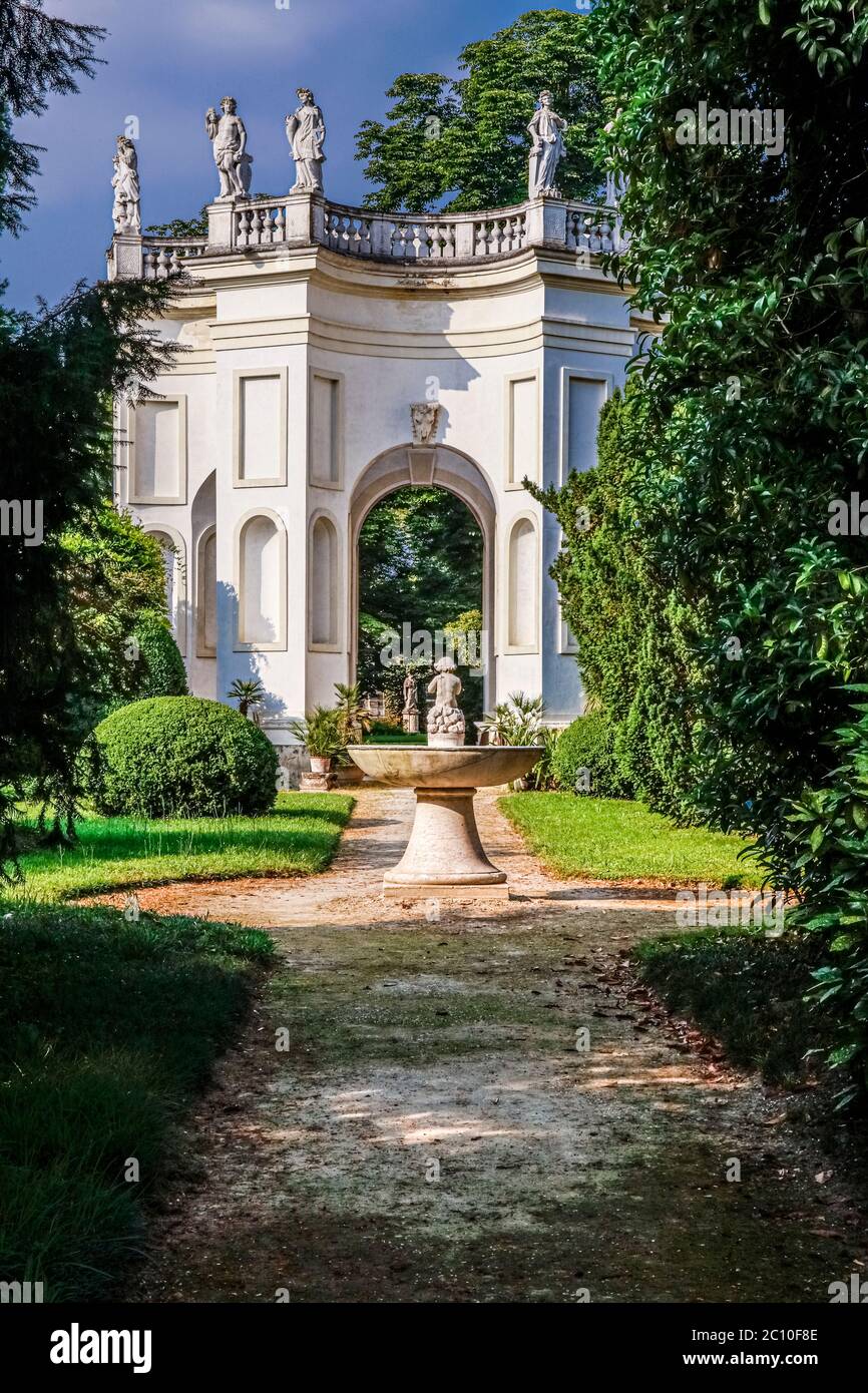 Italy Veneto - Riviera del Brenta - Stra Villa Pisani - View from the ...