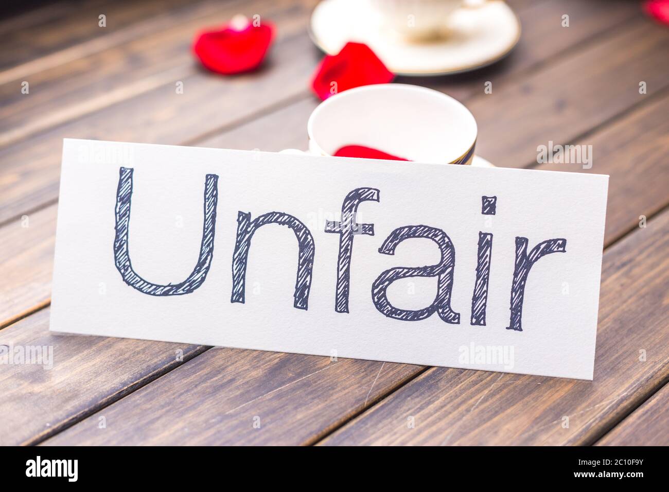 Unfair hi-res stock photography and images - Alamy