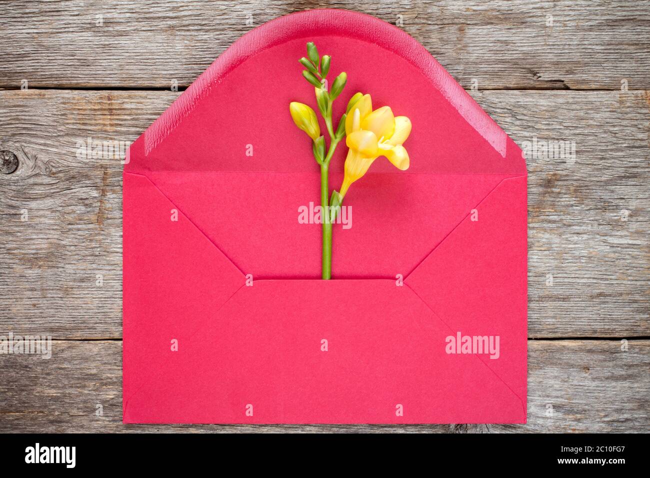 Flower in envelope hi-res stock photography and images - Alamy