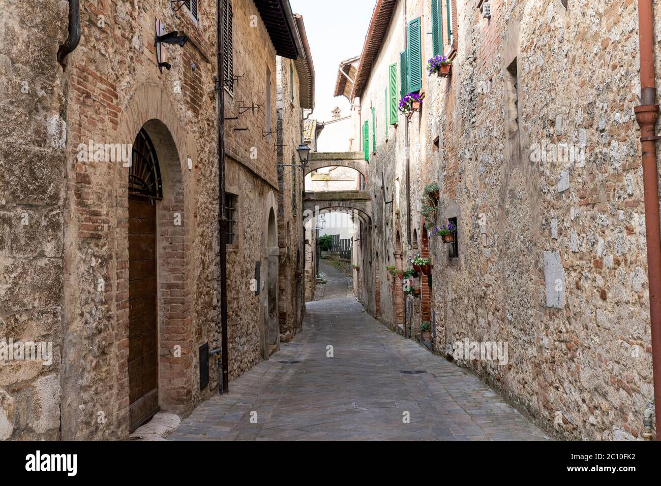 san gemini,italy june 13 2020 :architecture of the town of San Gemini ...