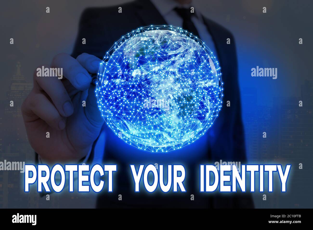 Handwriting text Protect Your Identity. Conceptual photo secure from ...