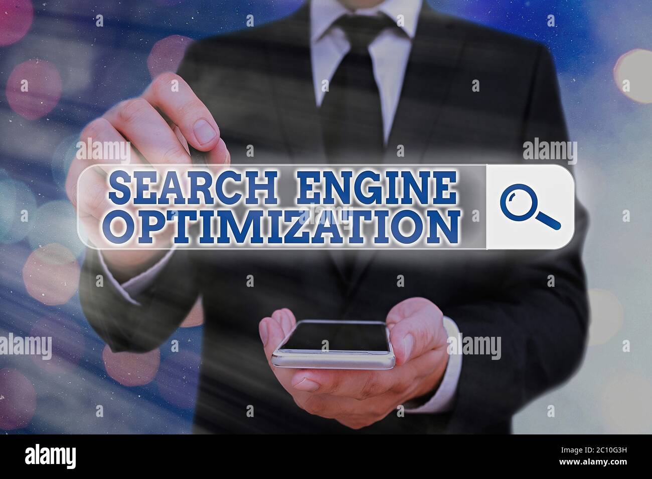 Word writing text Search Engine Optimization. Business photo showcasing Increase of business ...