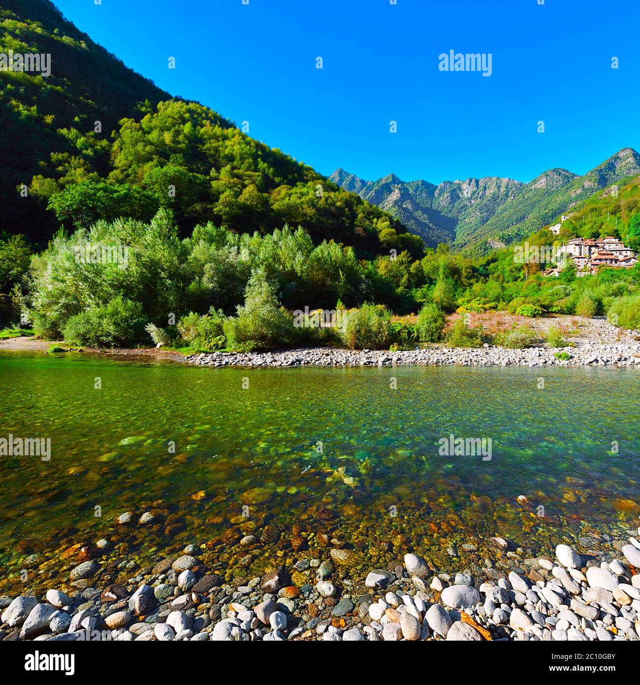Small alpine brook hi-res stock photography and images - Alamy
