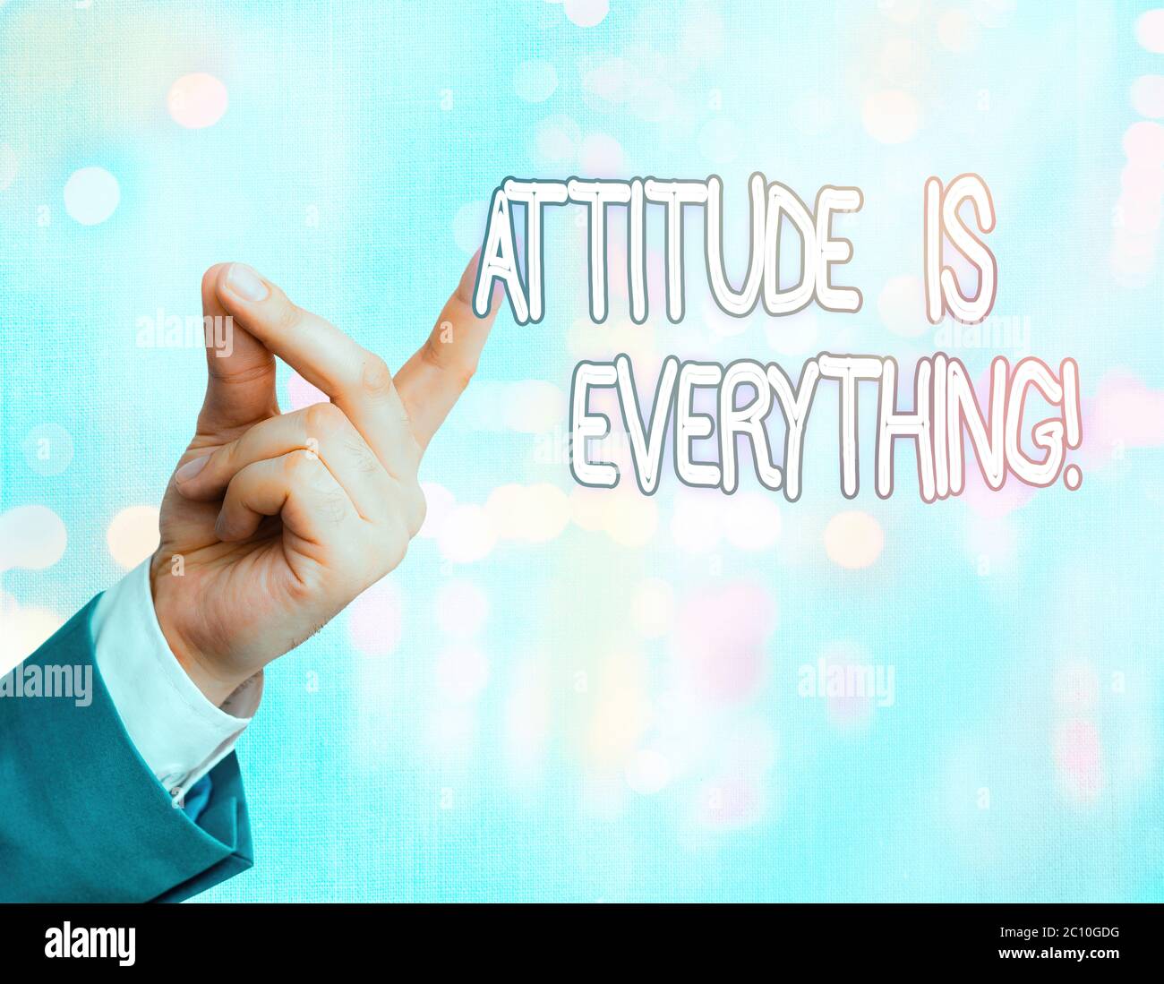 Handwriting text Attitude Is Everything. Conceptual photo Personal ...