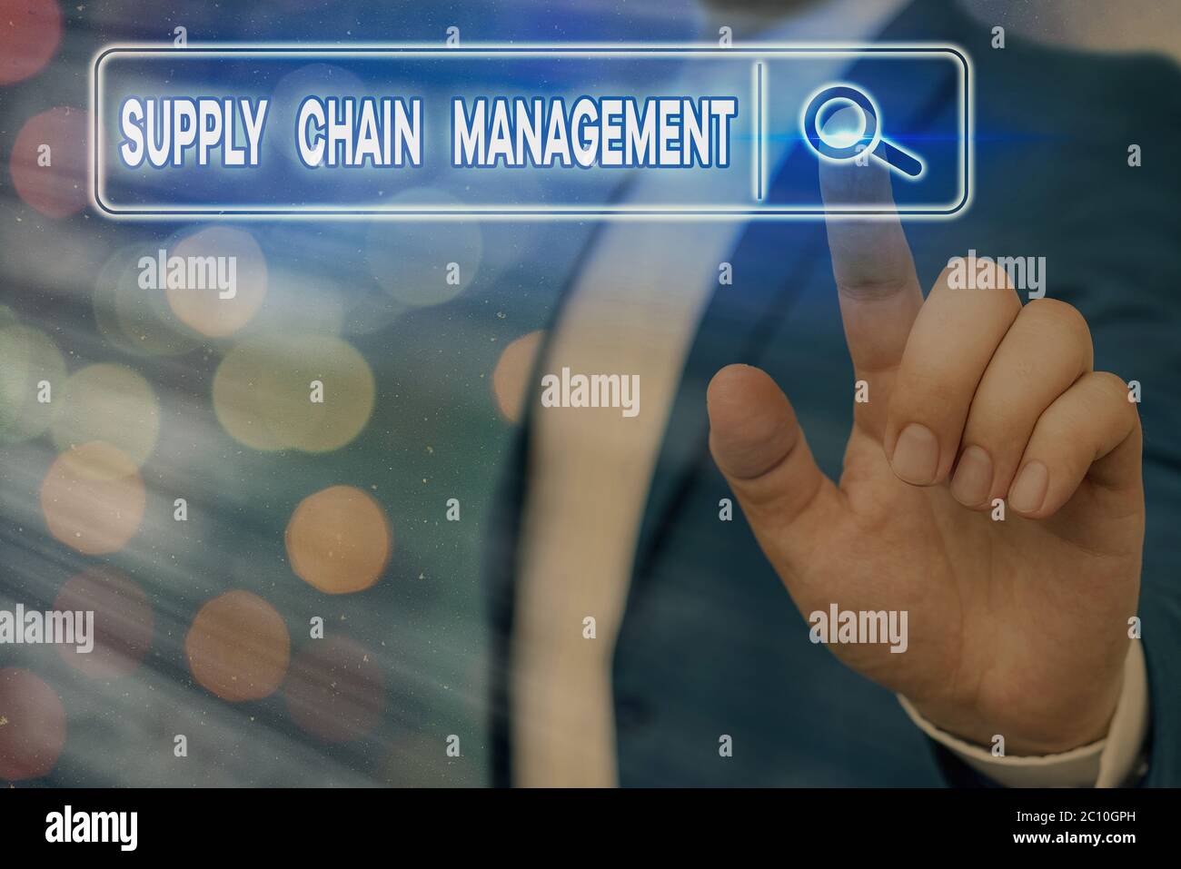 Handwriting text writing Supply Chain Management. Conceptual photo ...