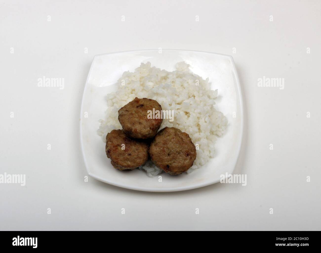 Meatballs on rice hi-res stock photography and images - Alamy