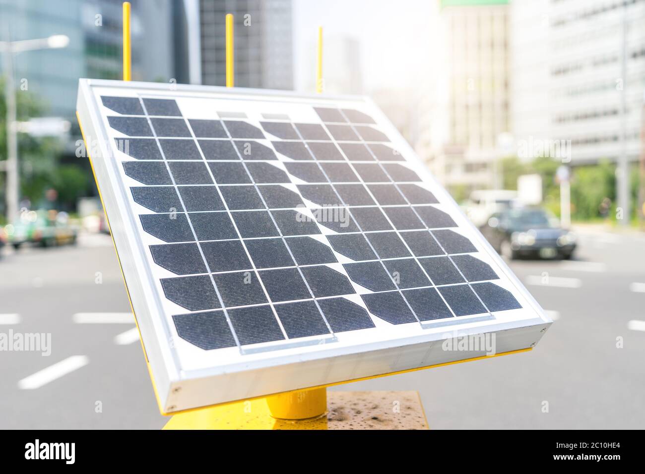 Solar panel on road hi-res stock photography and images - Alamy