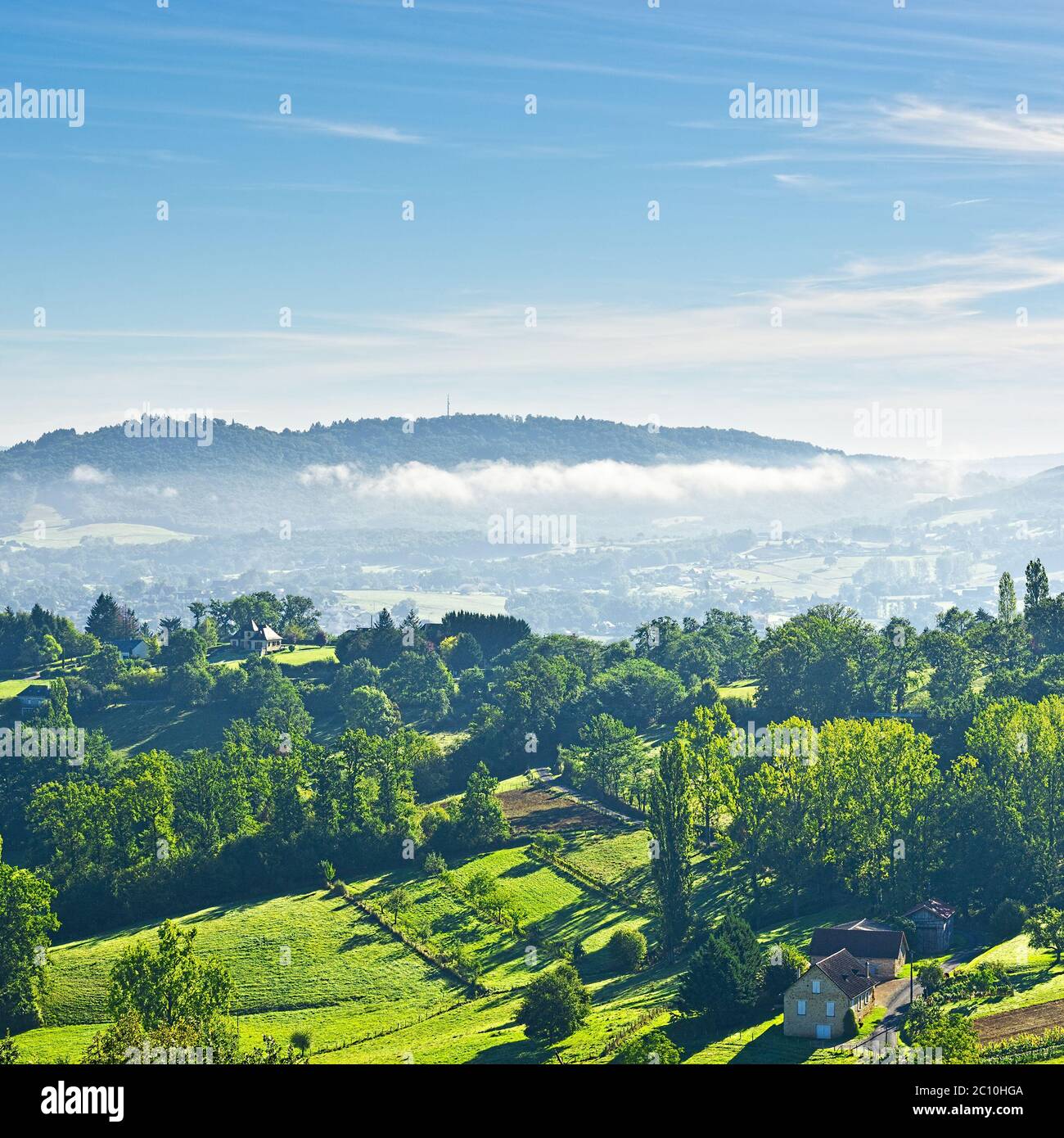Rural french village square hi-res stock photography and images - Alamy