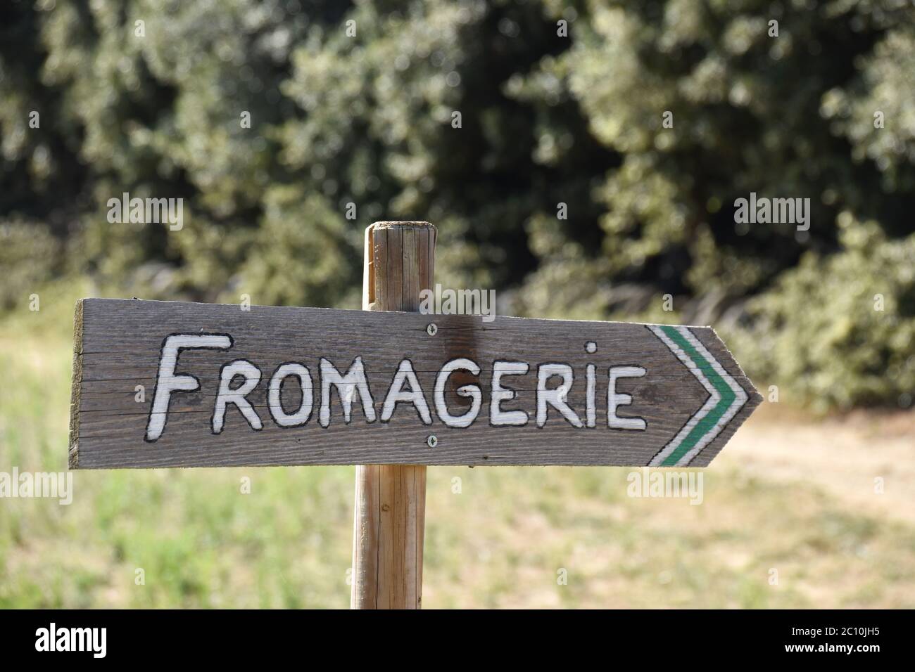 Fromagerie sign, Drôme Provençale, France Stock Photo - Alamy