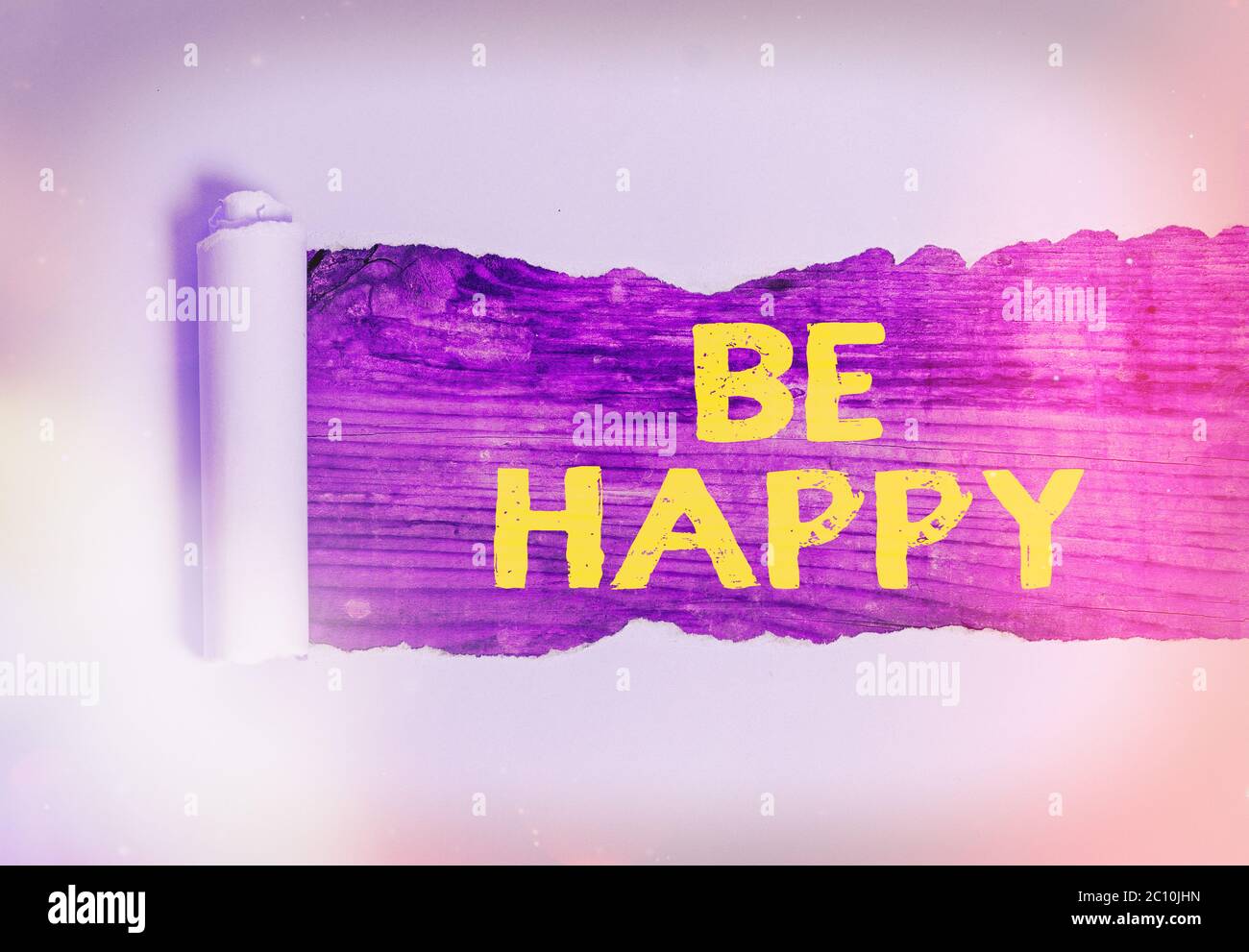 Text sign showing Be Happy. Business photo showcasing to be display ...