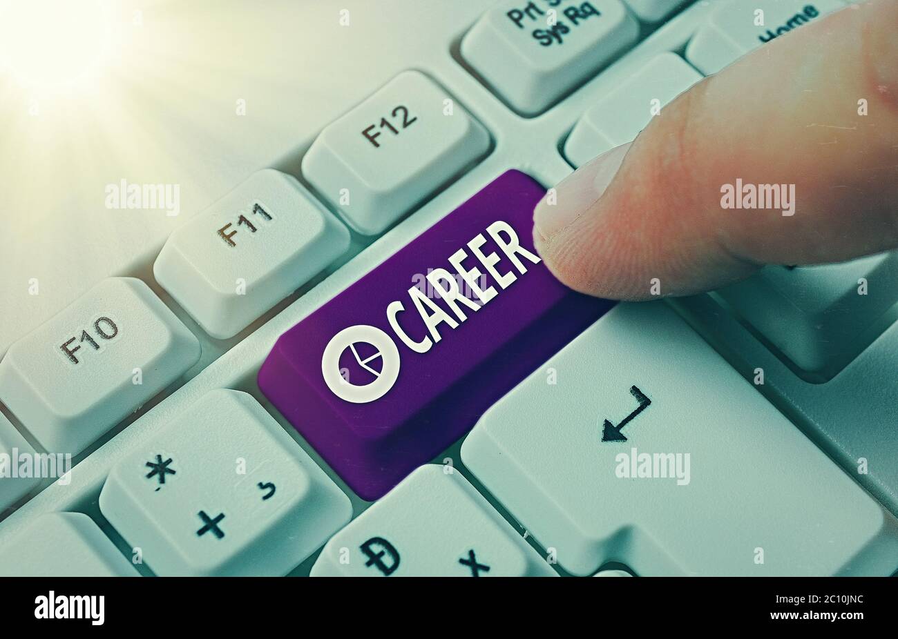 Conceptual hand writing showing Career. Concept meaning occupation ...