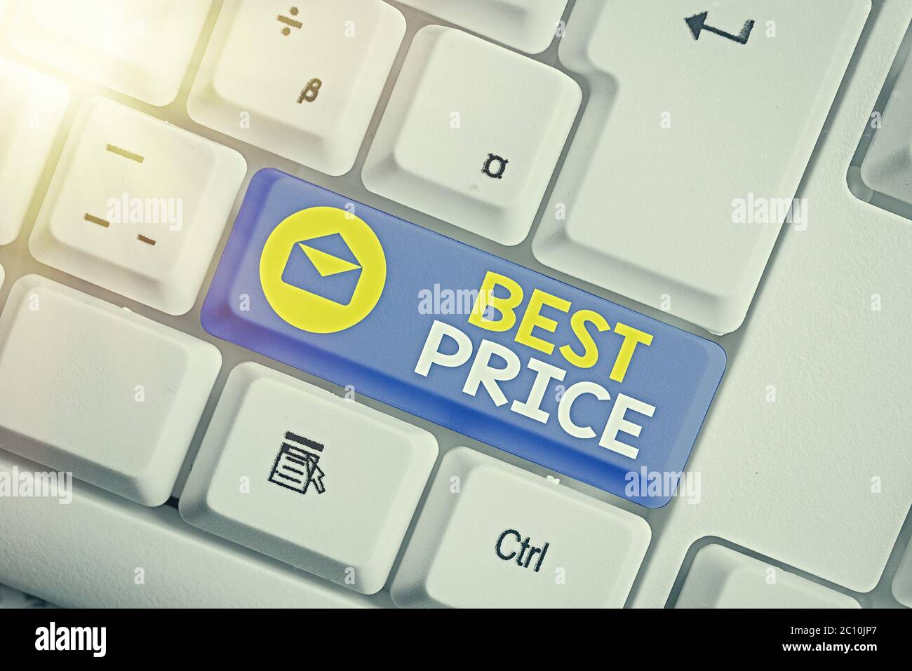 Text sign showing Best Price. Business photo text the most considerate ...