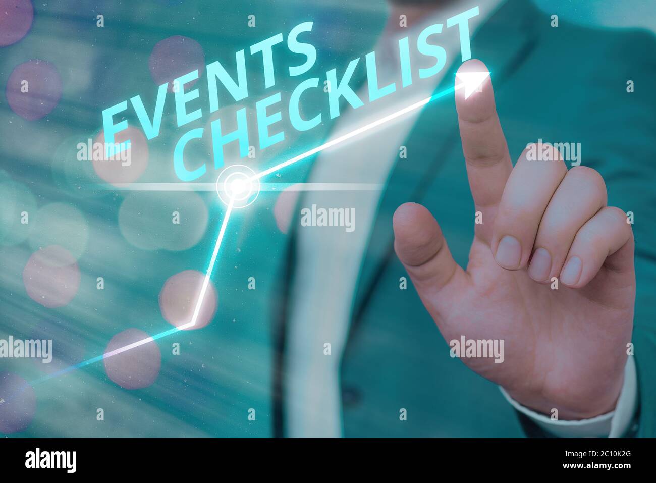 Writing note showing Events Checklist. Business concept for invaluable ...