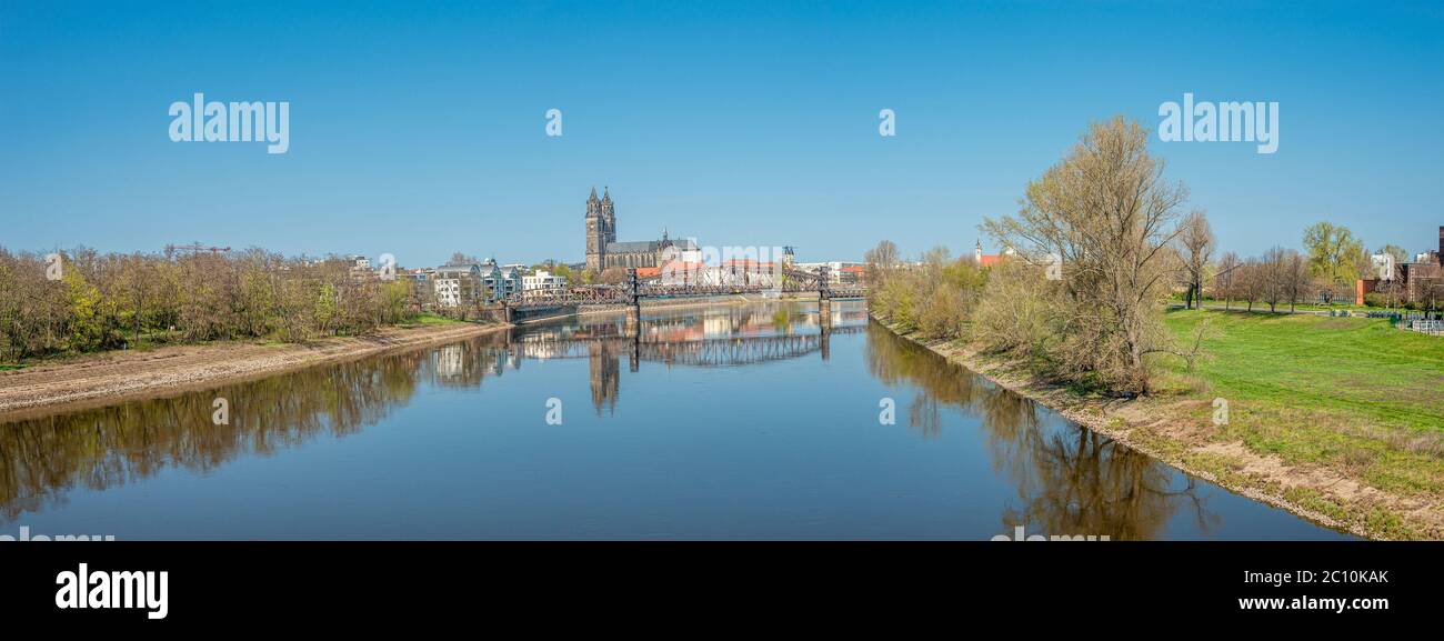 Magdeburg water bridge hi-res stock photography and images - Alamy