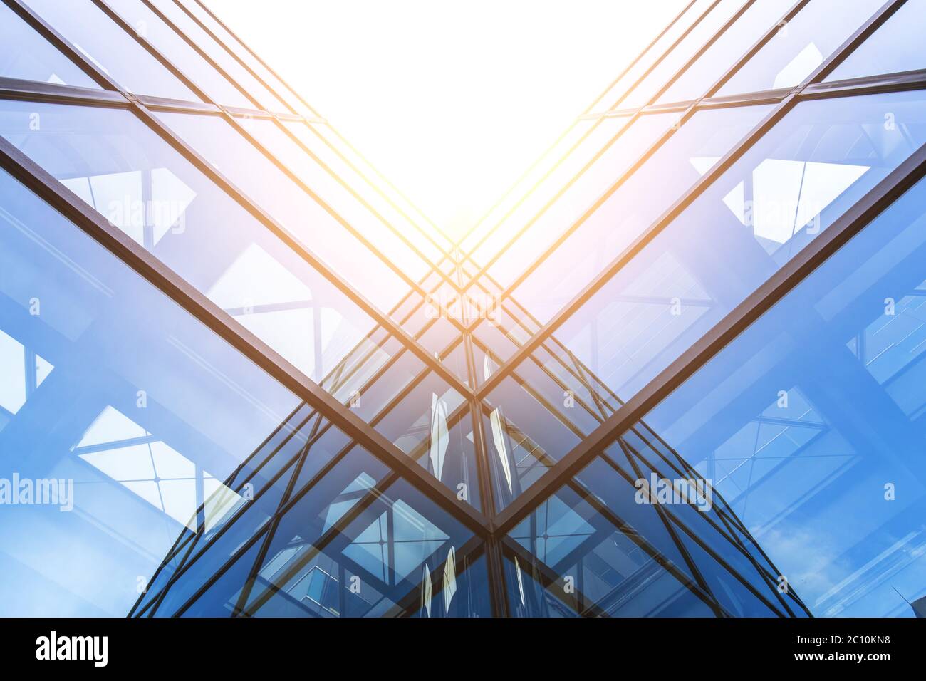 modern buildings with glass wall in tokyo Stock Photo - Alamy