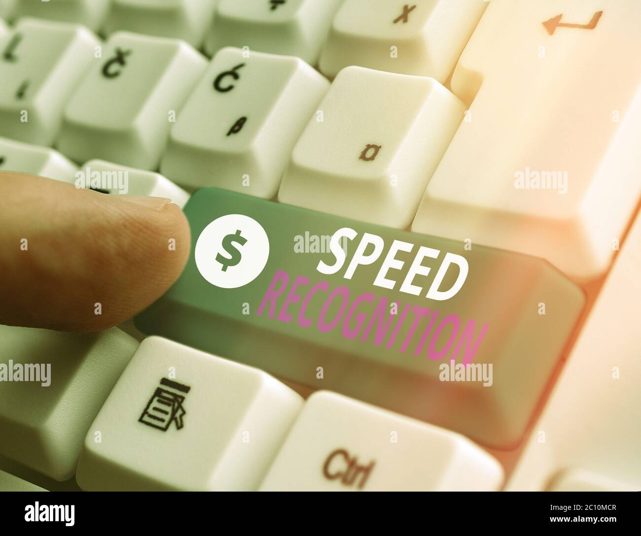 Conceptual hand writing showing Speed Recognition. Concept meaning ...