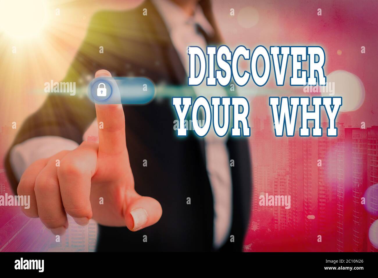 Conceptual hand writing showing Discover Your Why. Concept meaning ...