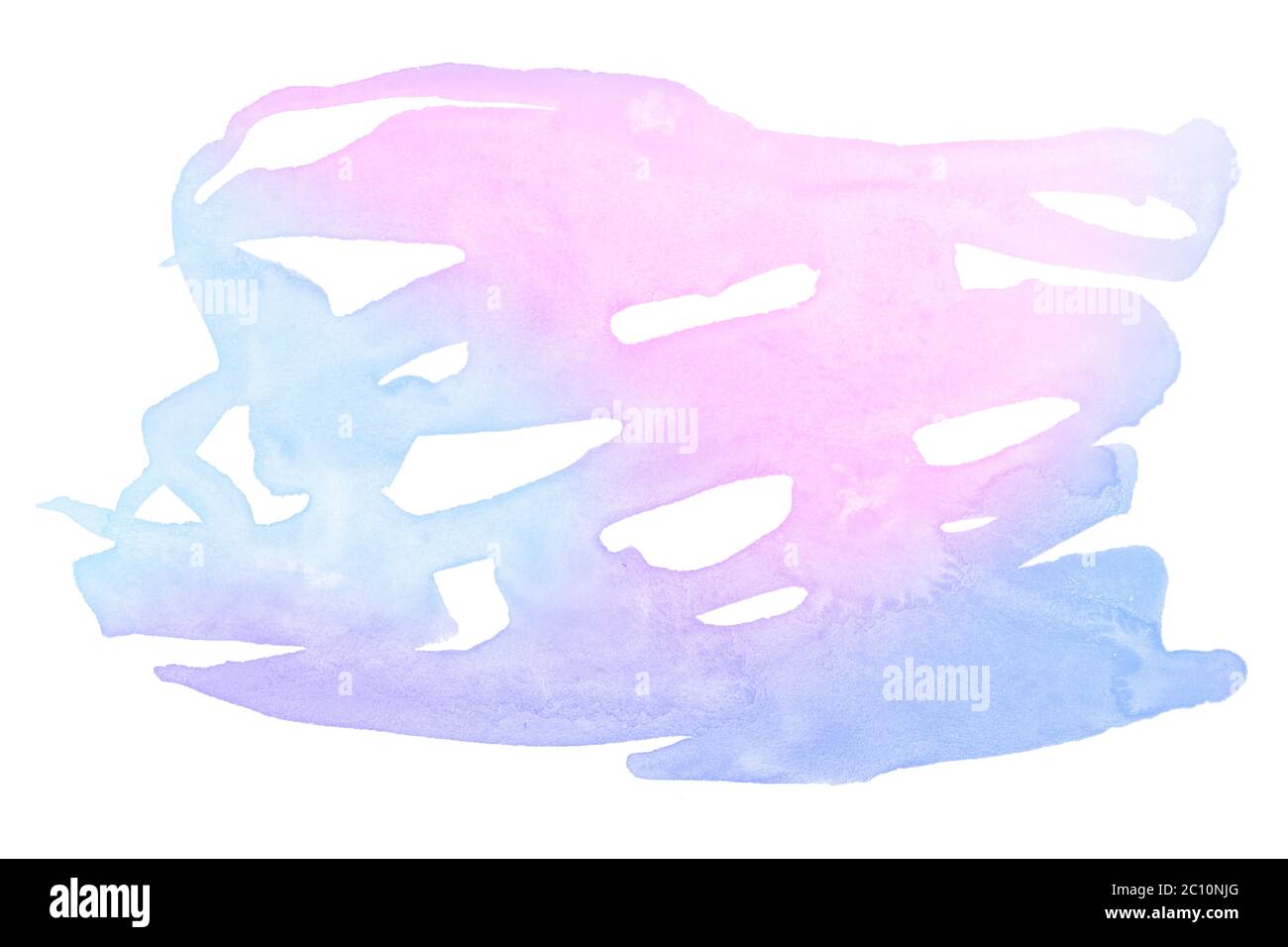 Multicolored watercolor stains in pastel colors with natural stains on ...
