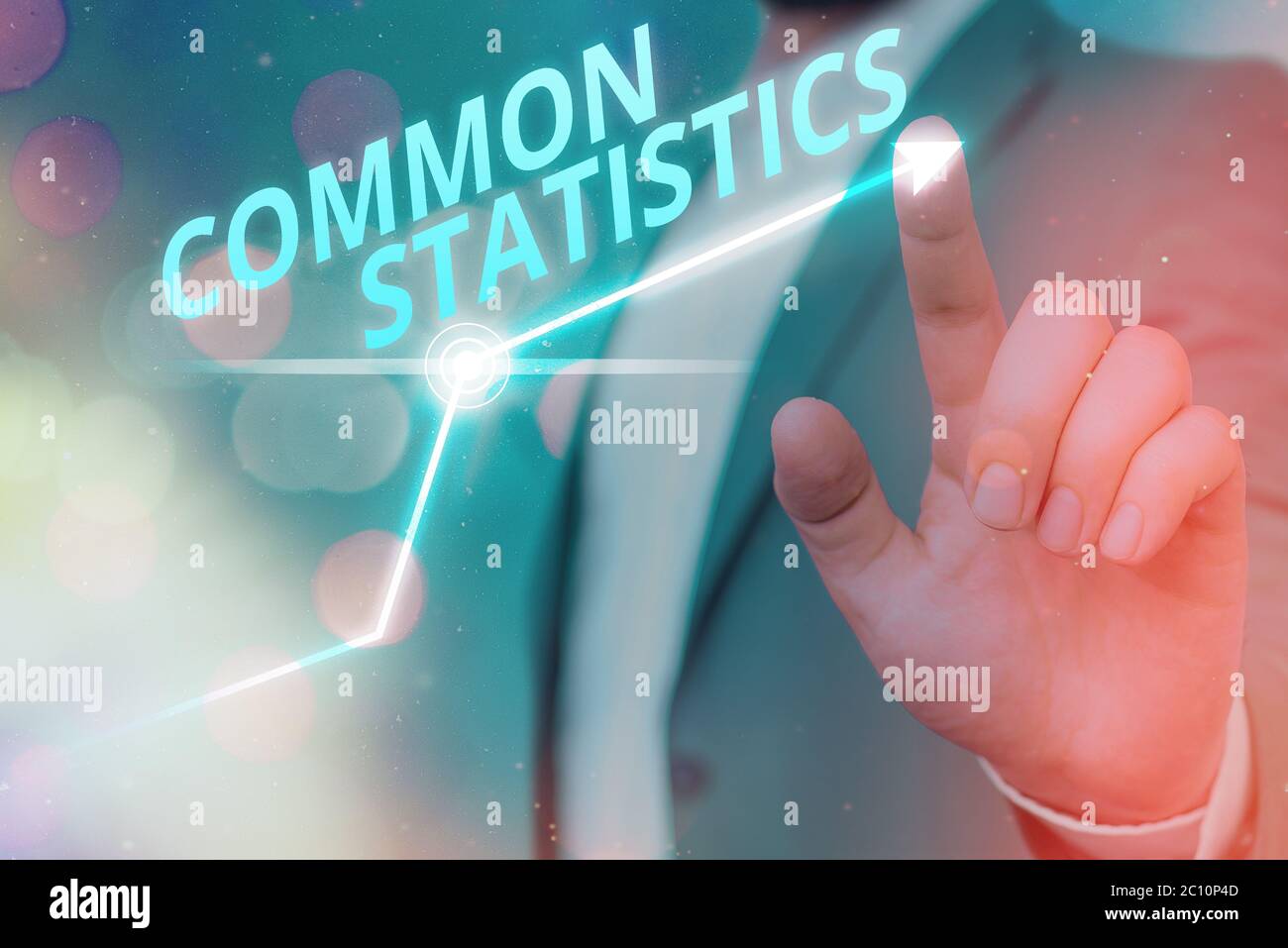 Writing note showing Common Statistics. Business concept for deals with ...
