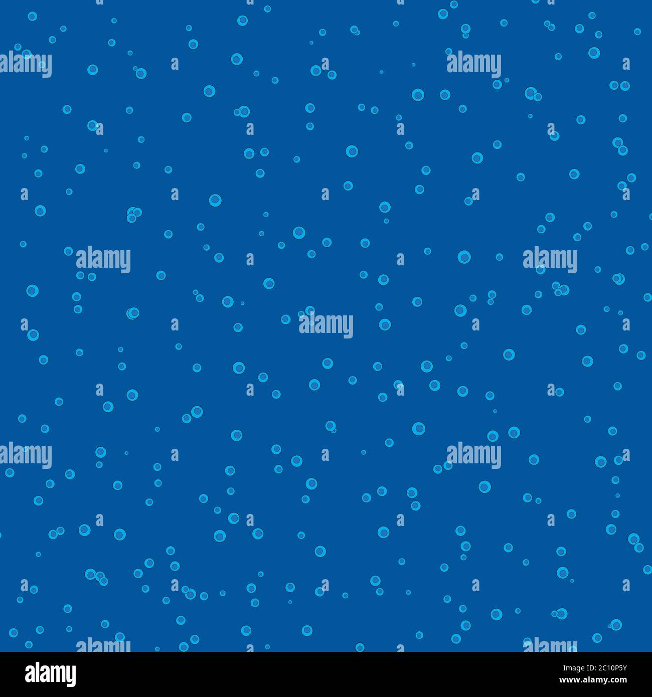 Blue vector background with water bubbles Stock Photo - Alamy
