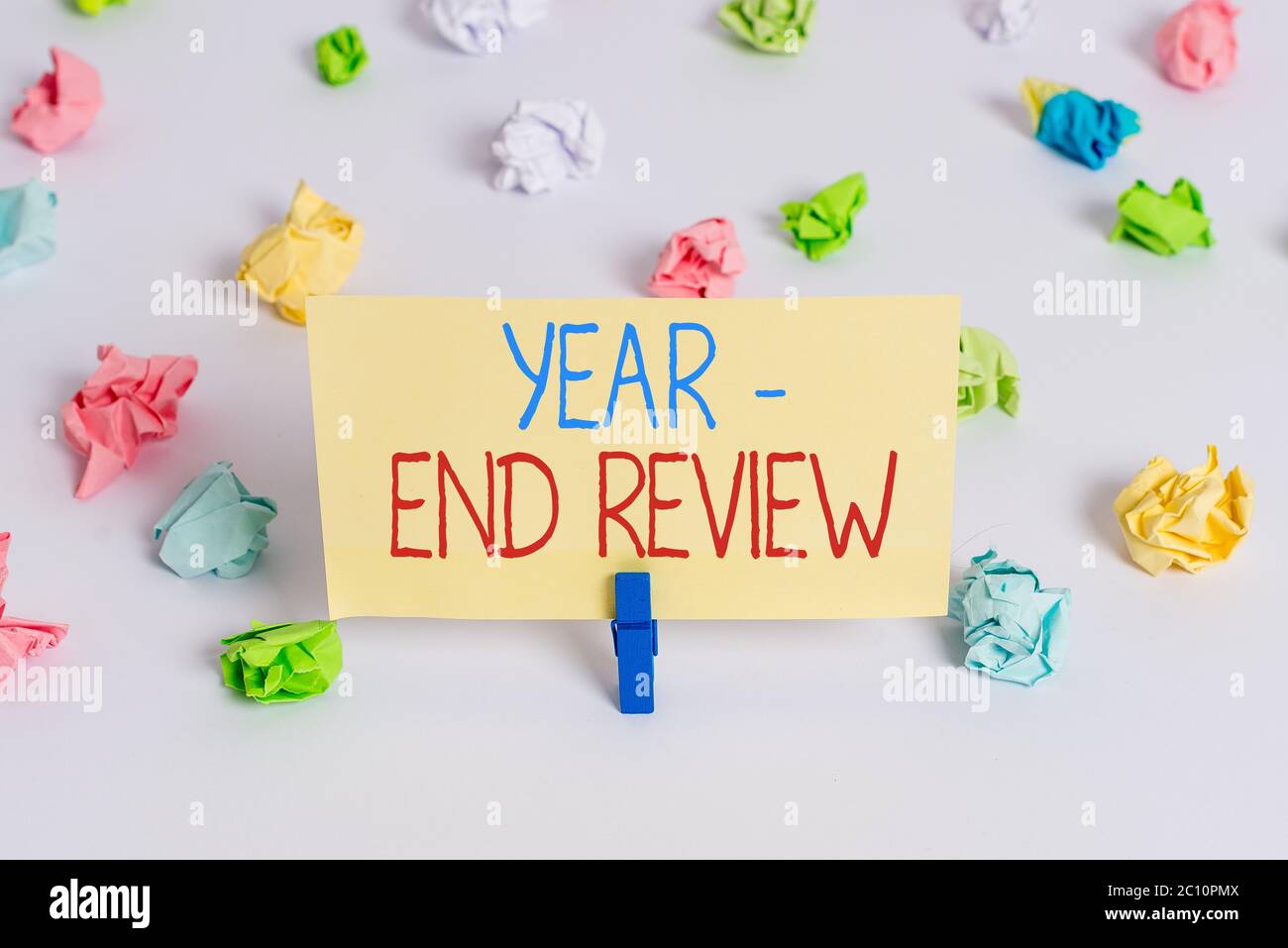 Conceptual hand writing showing Year end Review. Concept meaning annual ...