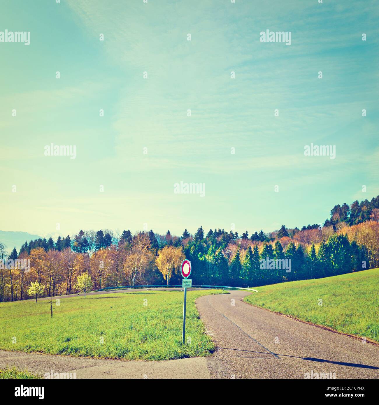 Intersection of path hi-res stock photography and images - Alamy