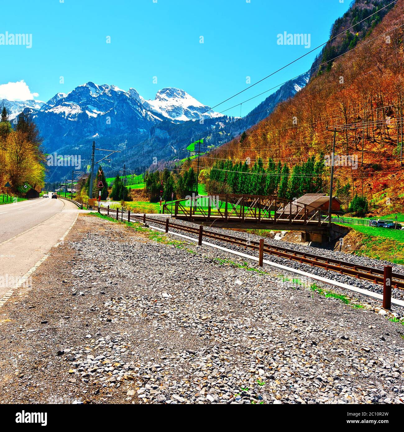 Railroad property railroad traffic railway rail hi-res stock ...