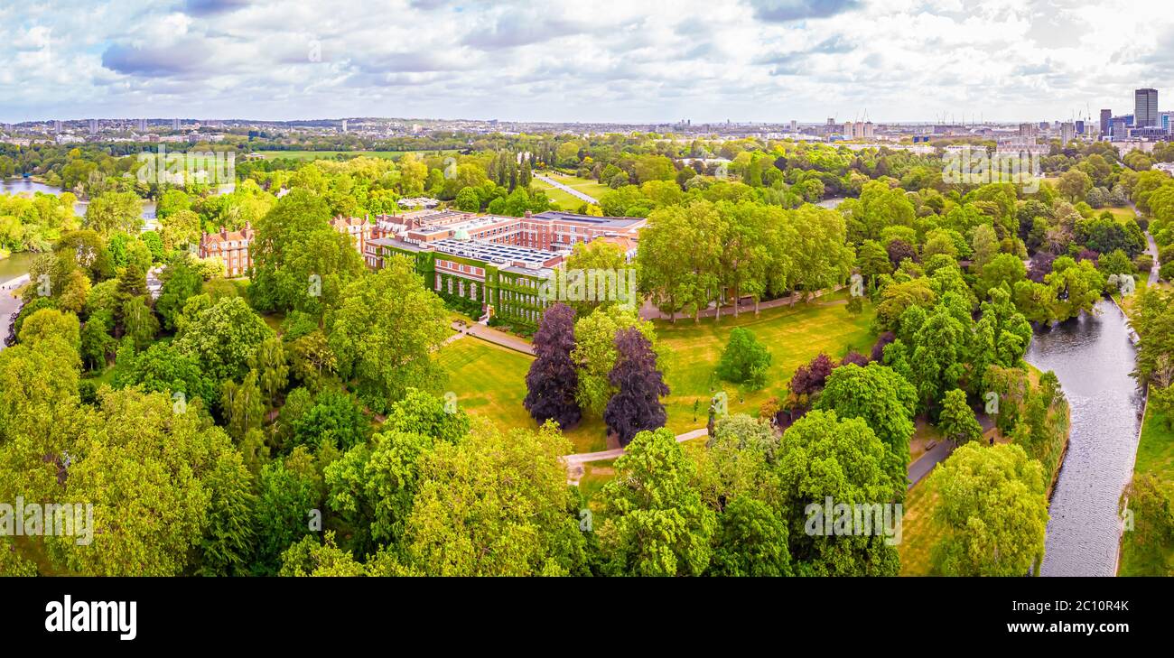 Aerial view of Regents park in London, UK Stock Photo - Alamy