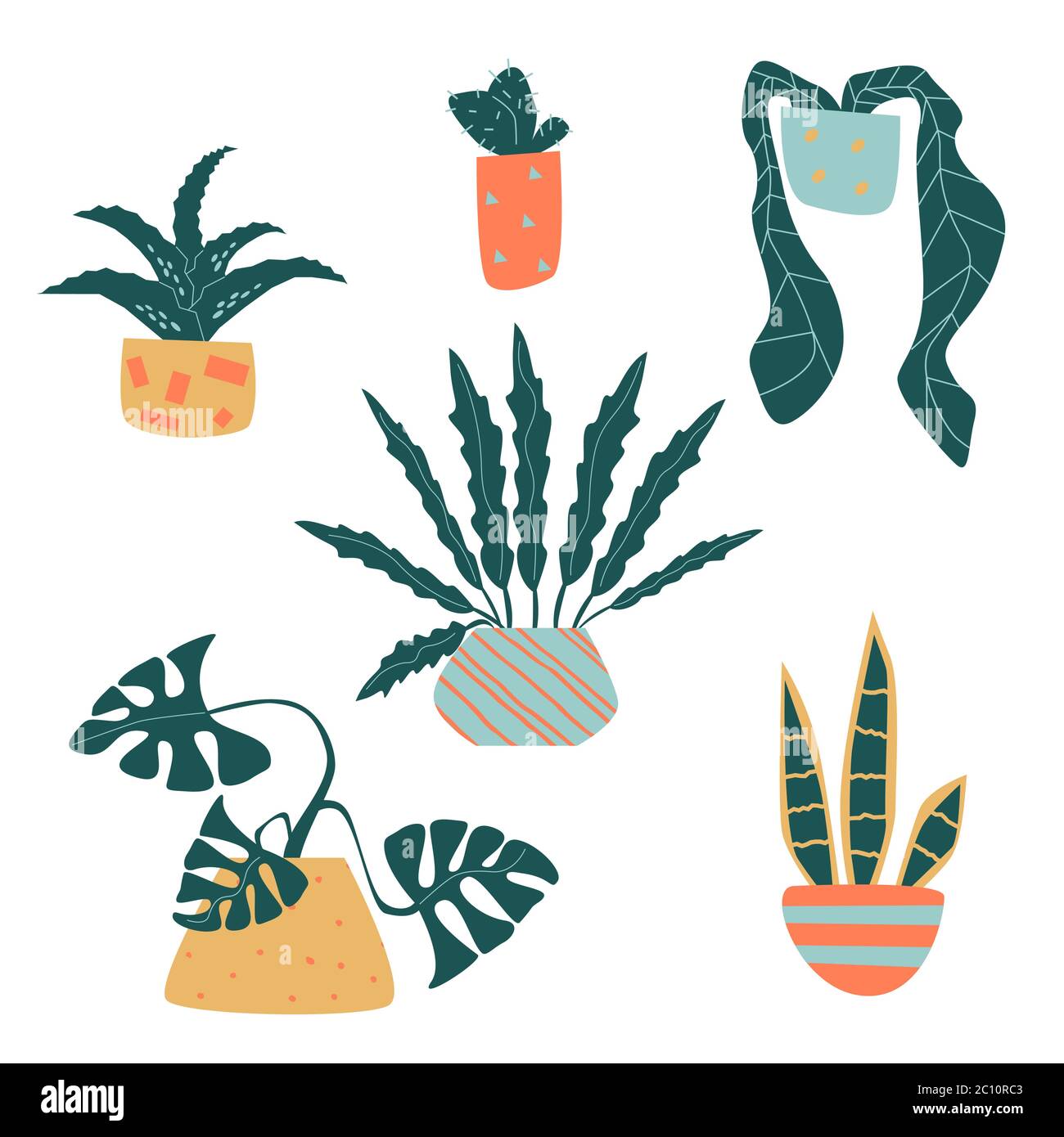 Tree houseplant icon cartoon hi-res stock photography and images - Alamy