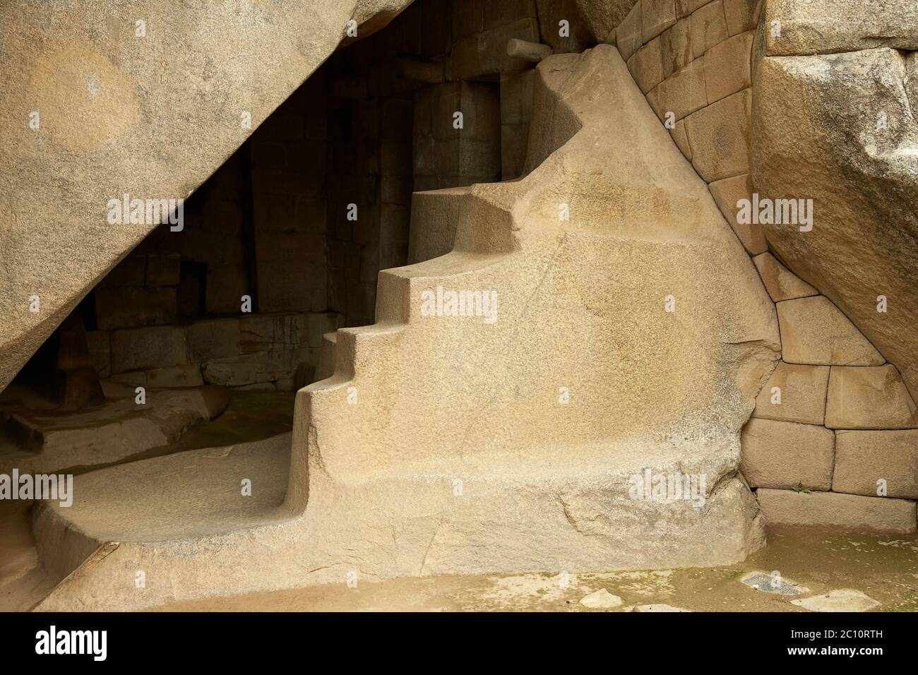 Ruins of Lost Incan City Machu Picchu near Cusco in Peru Stock Photo ...