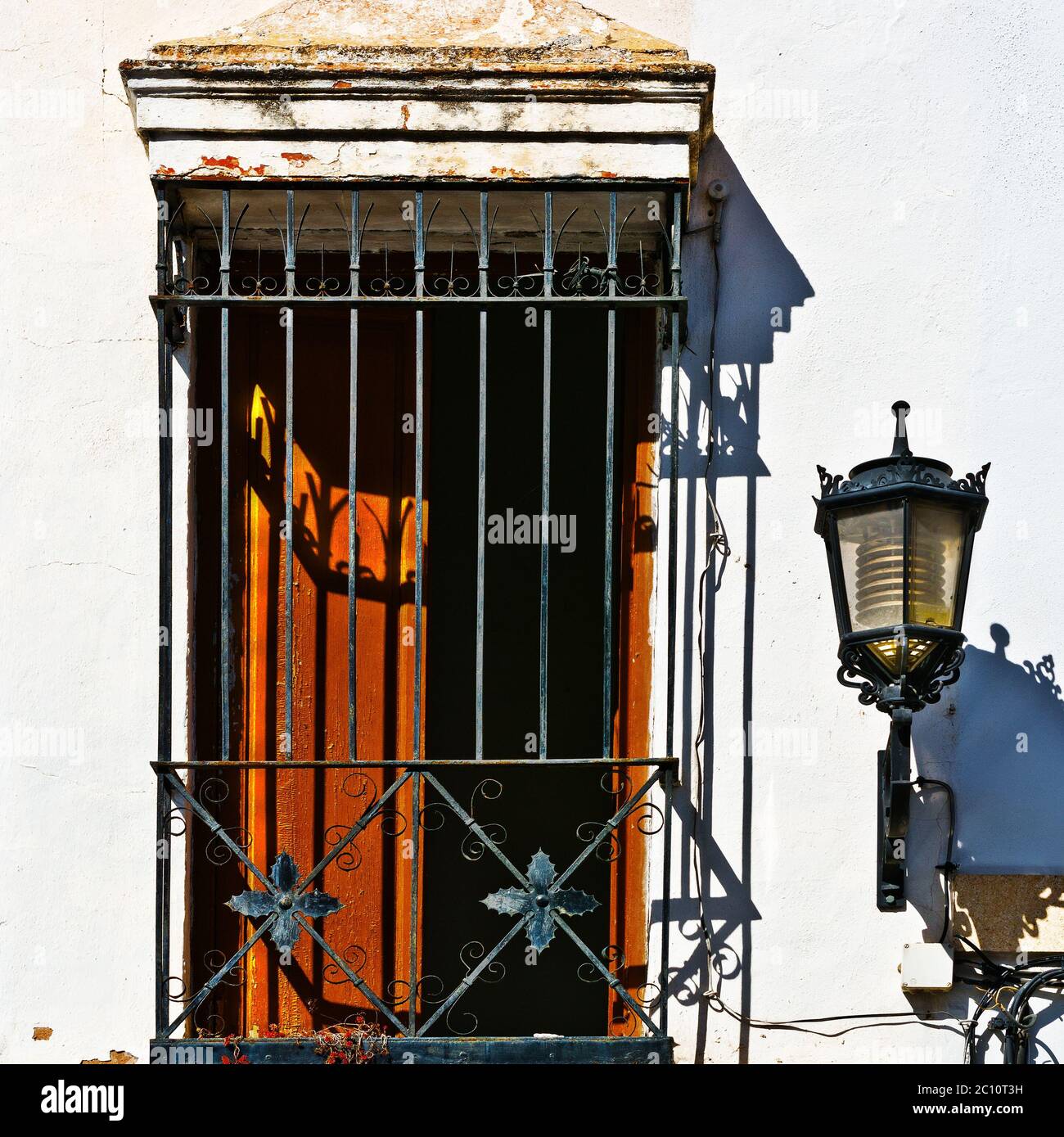 Window of Spain House Stock Photo - Alamy