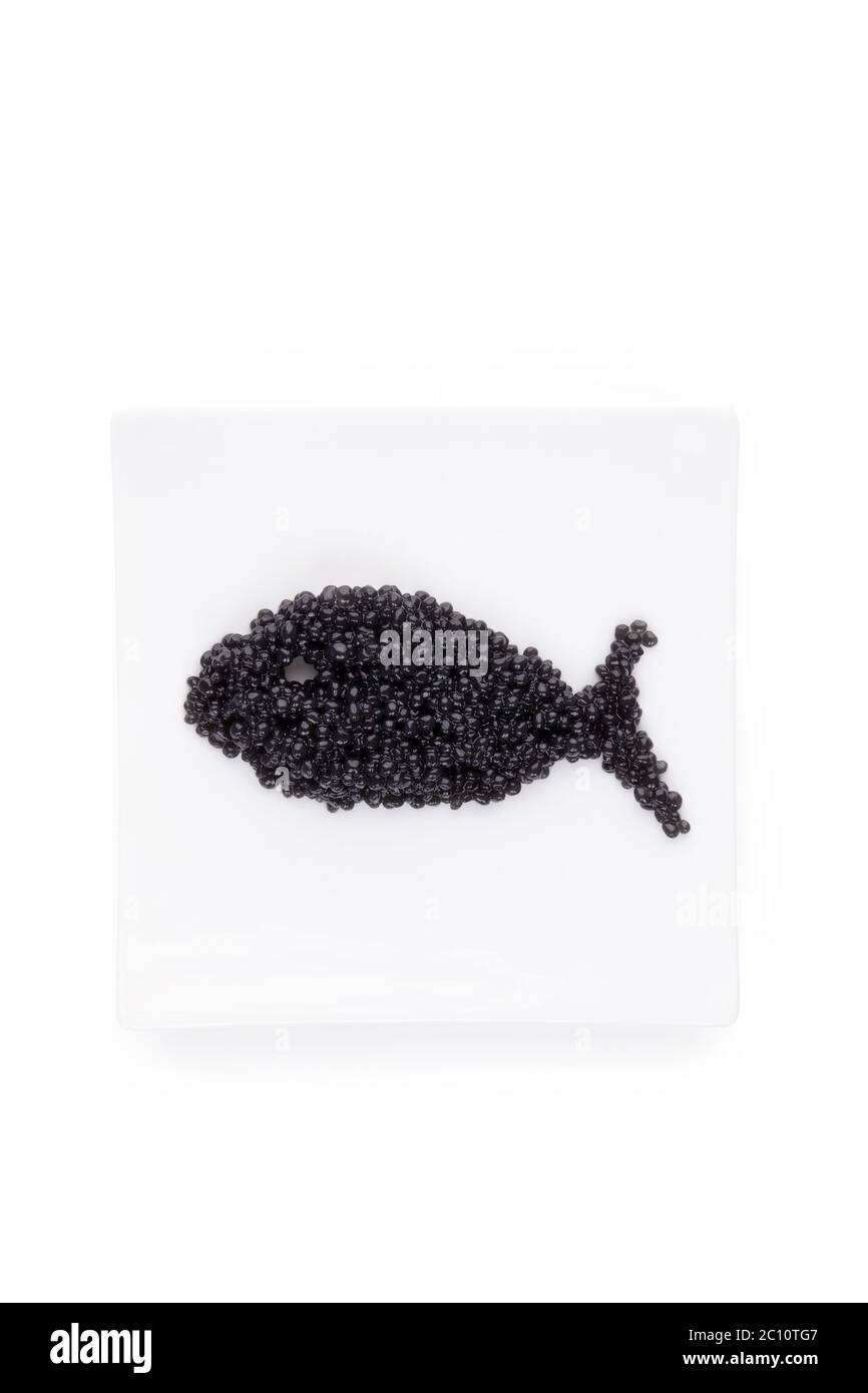 Delicious black caviar Stock Photo - Alamy