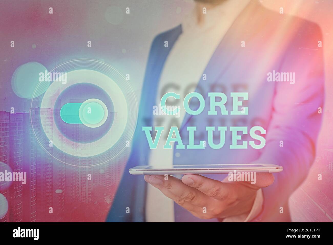 Word writing text Core Values. Business photo showcasing principles ...