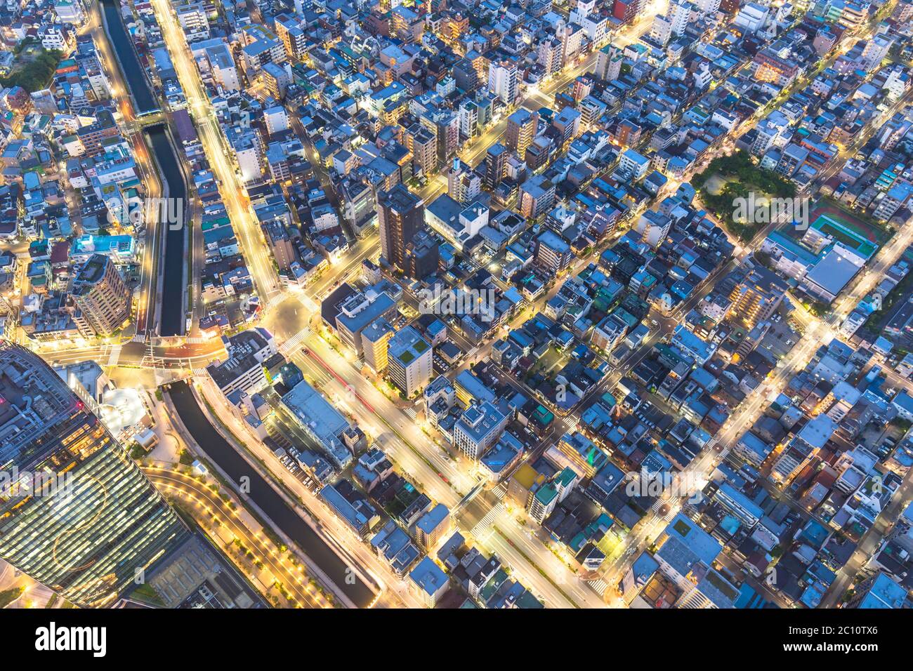 aerial view of cityscape of tokyo japan Stock Photo - Alamy