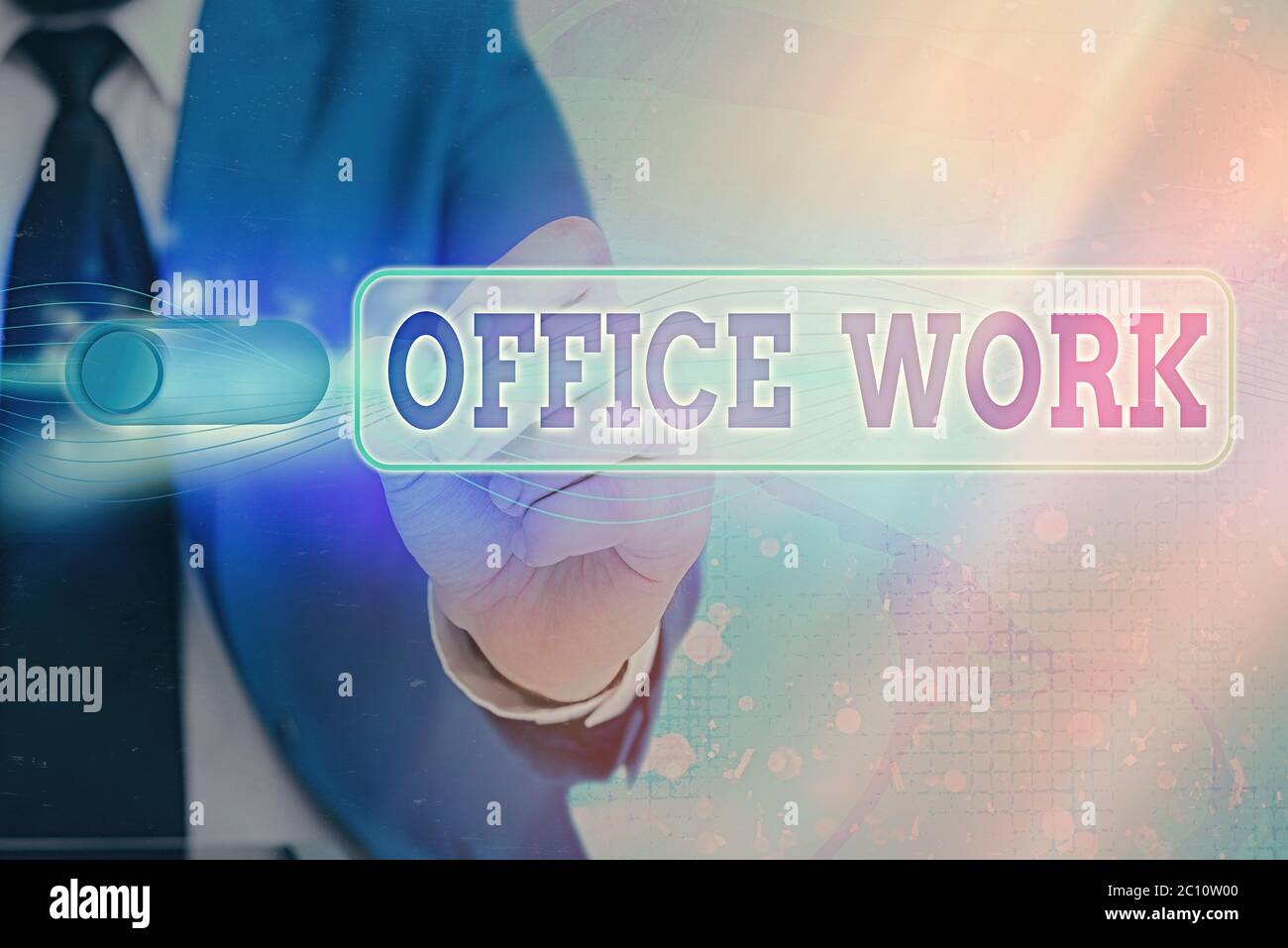 Writing note showing Office Work. Business concept for a work that ...