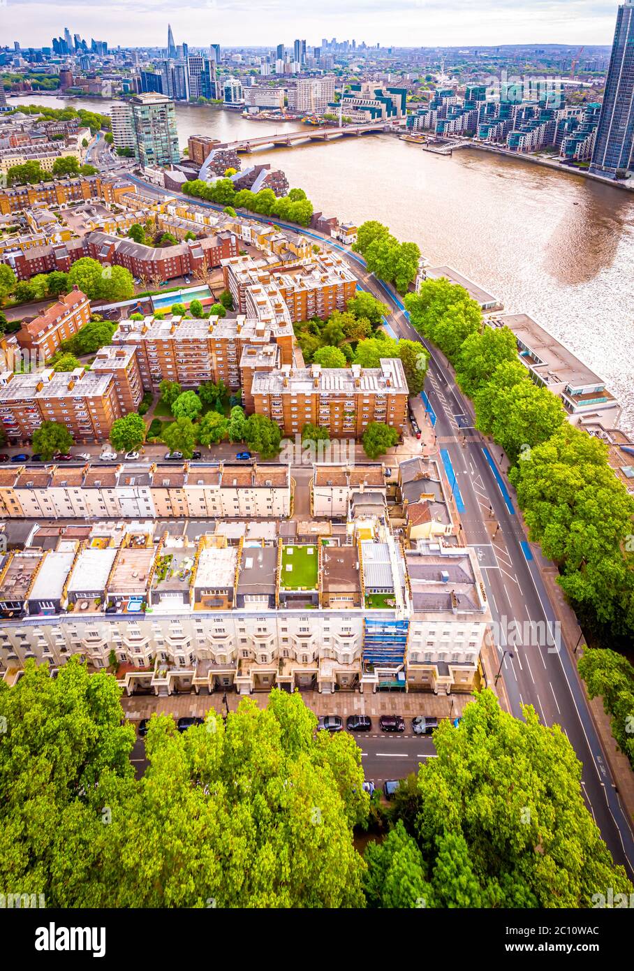 Aerial view of central London, UK Stock Photo - Alamy