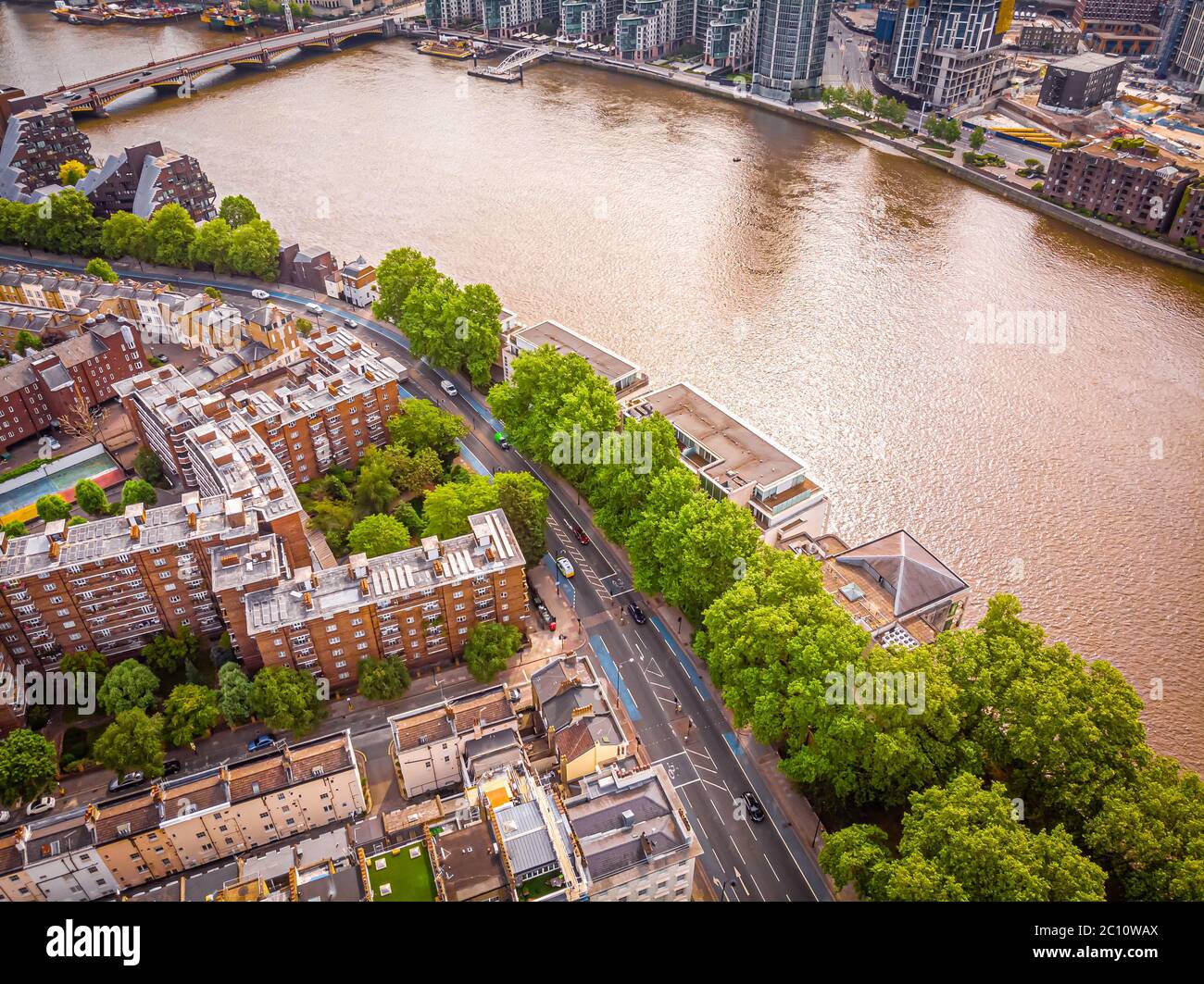 Aerial view of central London, UK Stock Photo - Alamy