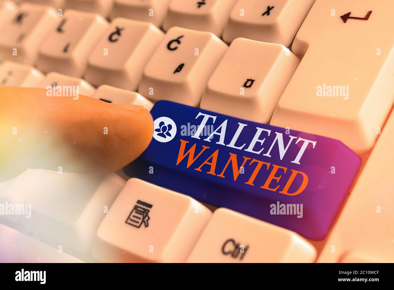 Conceptual hand writing showing Talent Wanted. Concept meaning method ...