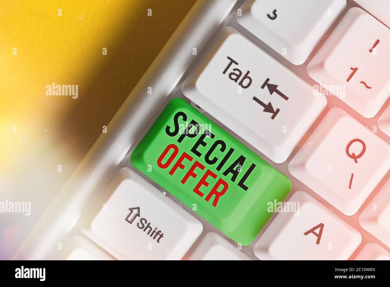 Conceptual hand writing showing Special Offer. Concept meaning selling ...