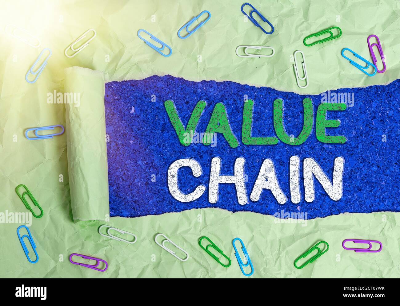 Handwriting Text Value Chain Conceptual Photo Set Of Functional