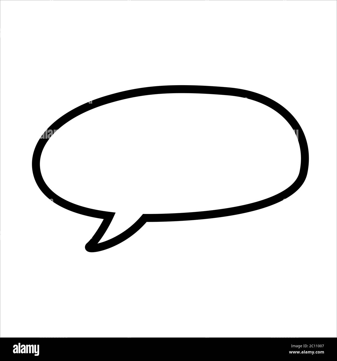 Speech bubble talk symbol vector Stock Vector Image & Art - Alamy